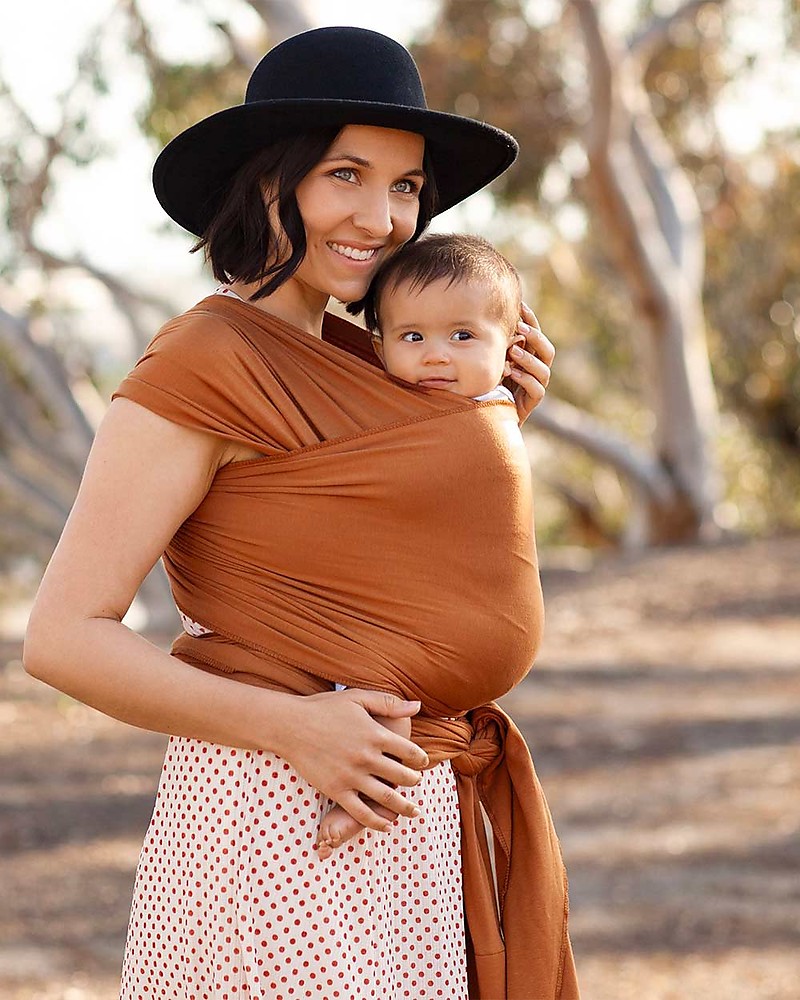 Fascia porta bebè Wrap Evolution Terracotta MOBY WRAP - Babookidsdesign