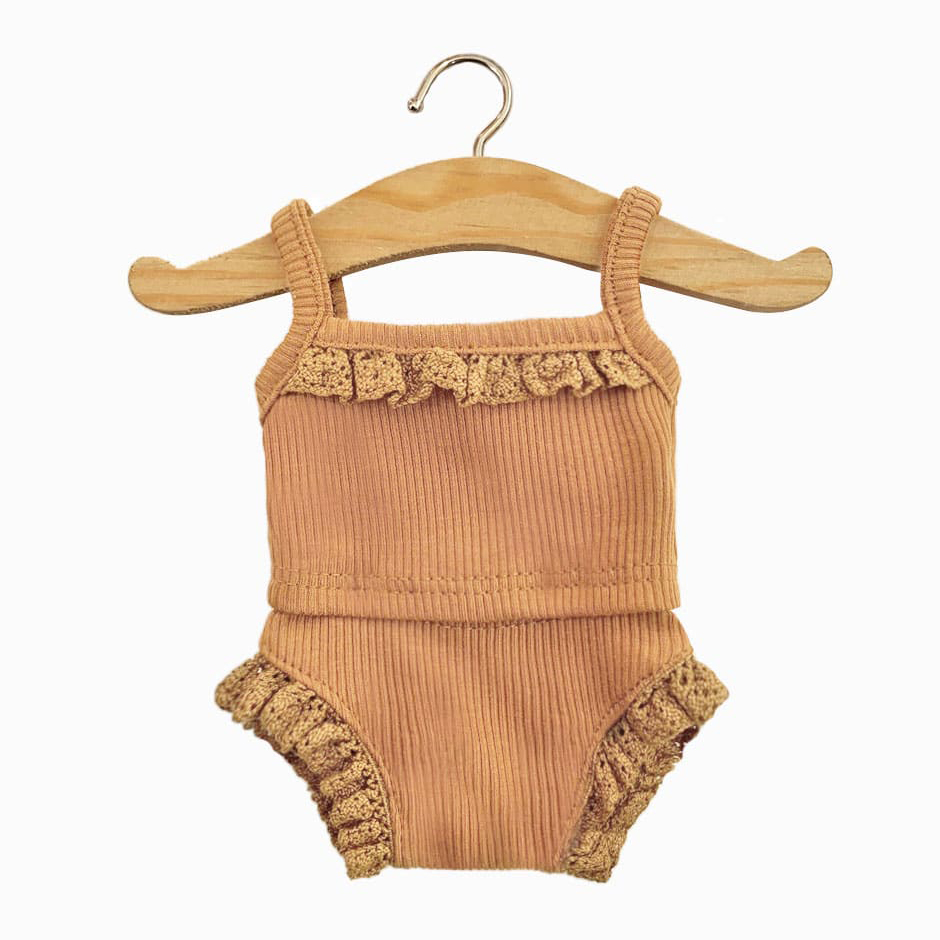 Abito intimo basico pizzo bambola 34 cm - Babookidsdesign